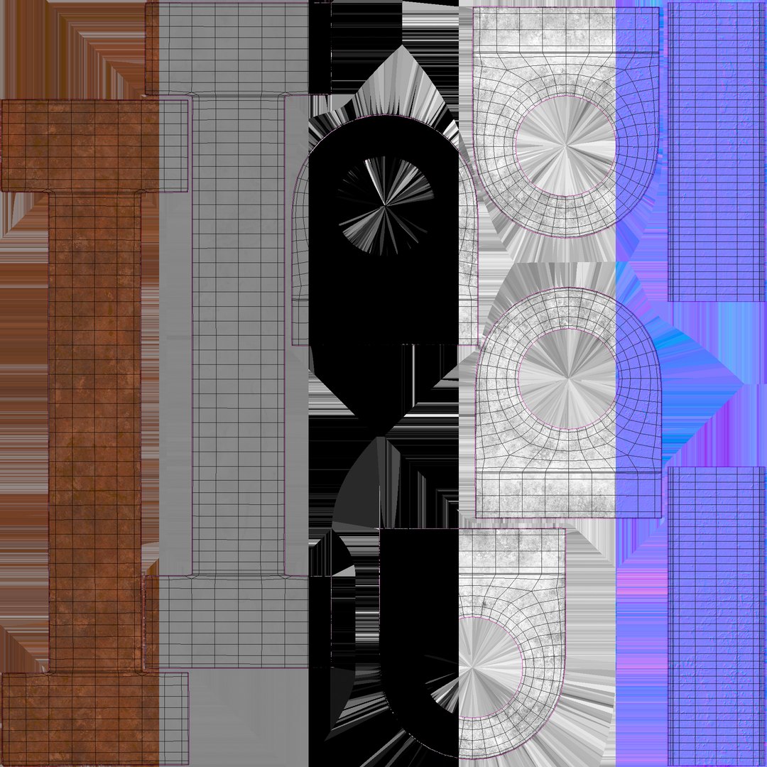 Rusty Metal Detail 3D Model - TurboSquid 2012507