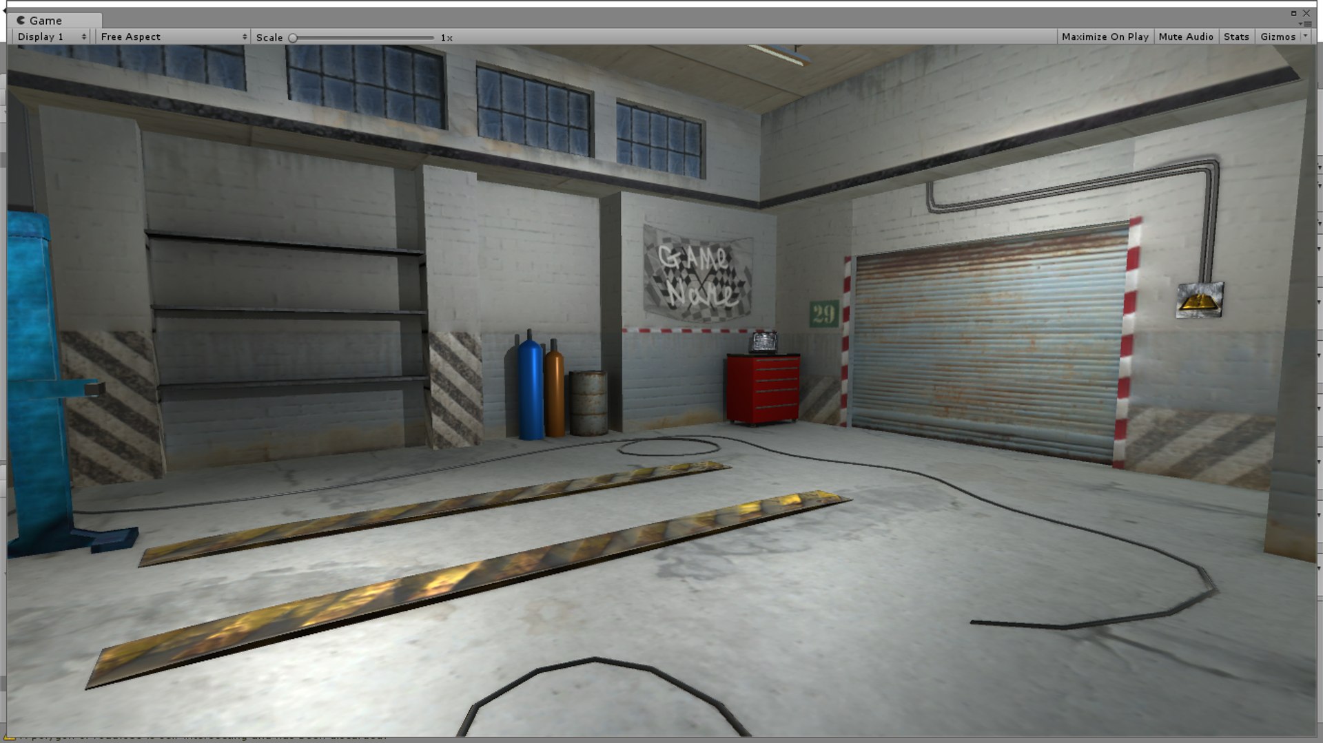 Garage building unity 3D model - TurboSquid 1201716