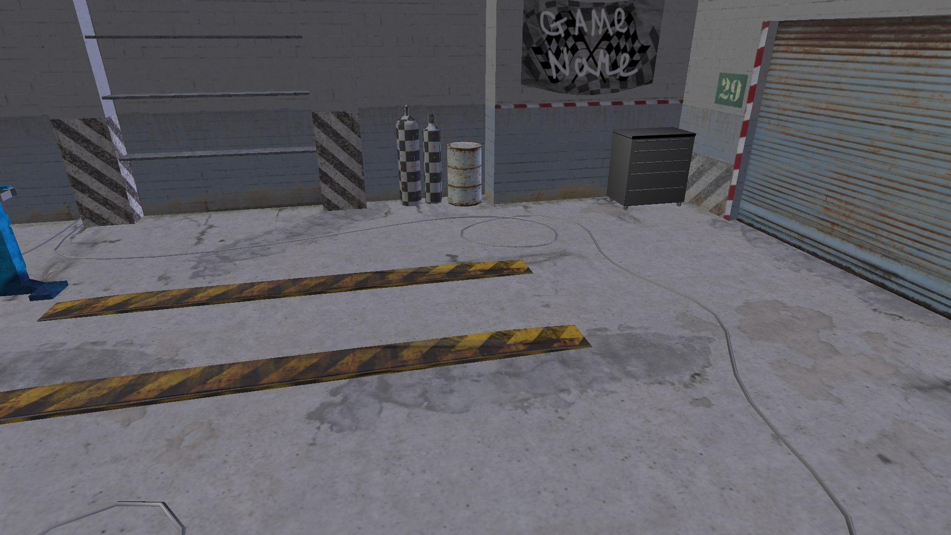 Garage building unity 3D model - TurboSquid 1201716