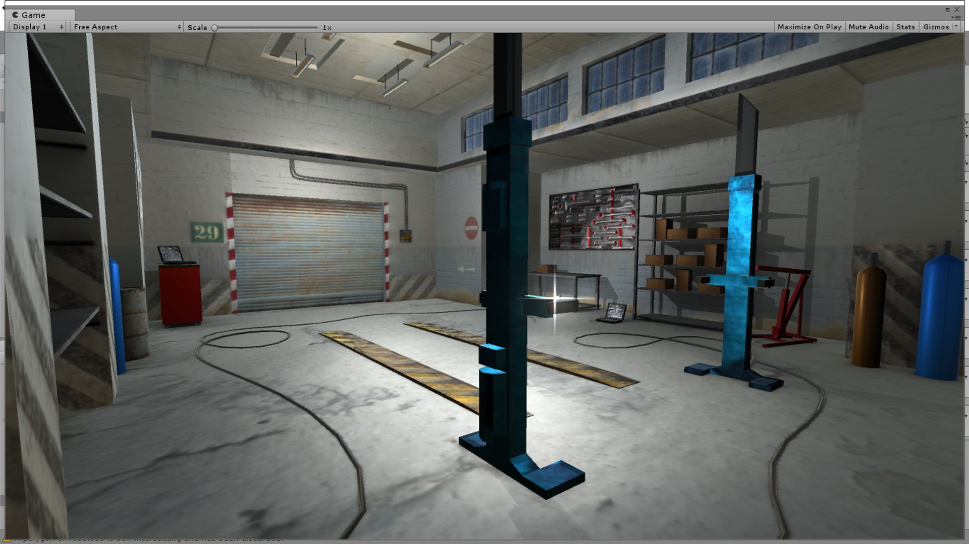 Garage building unity 3D model - TurboSquid 1201716