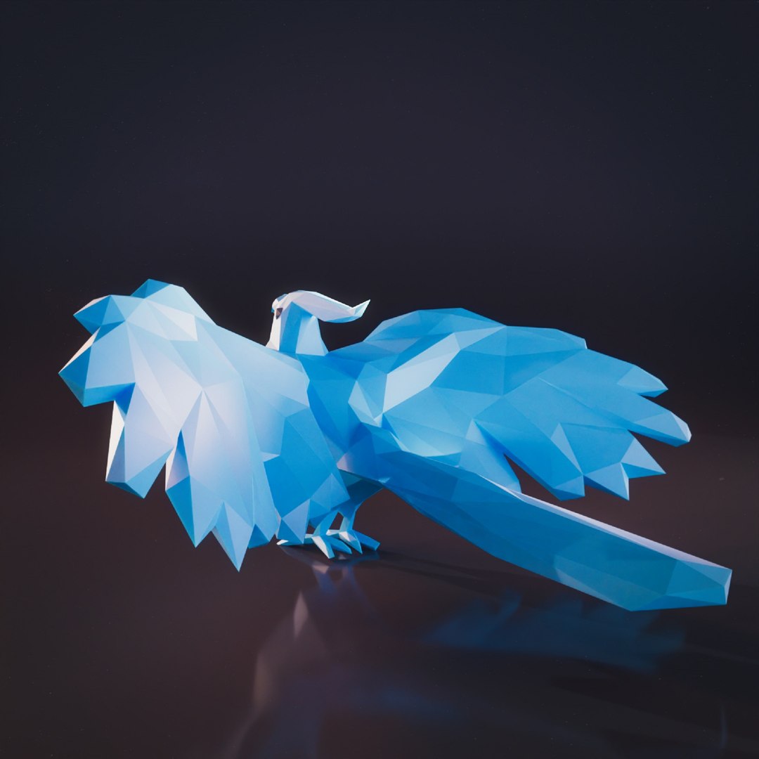 Parrot 2 Low Poly 3D Model - TurboSquid 1880512