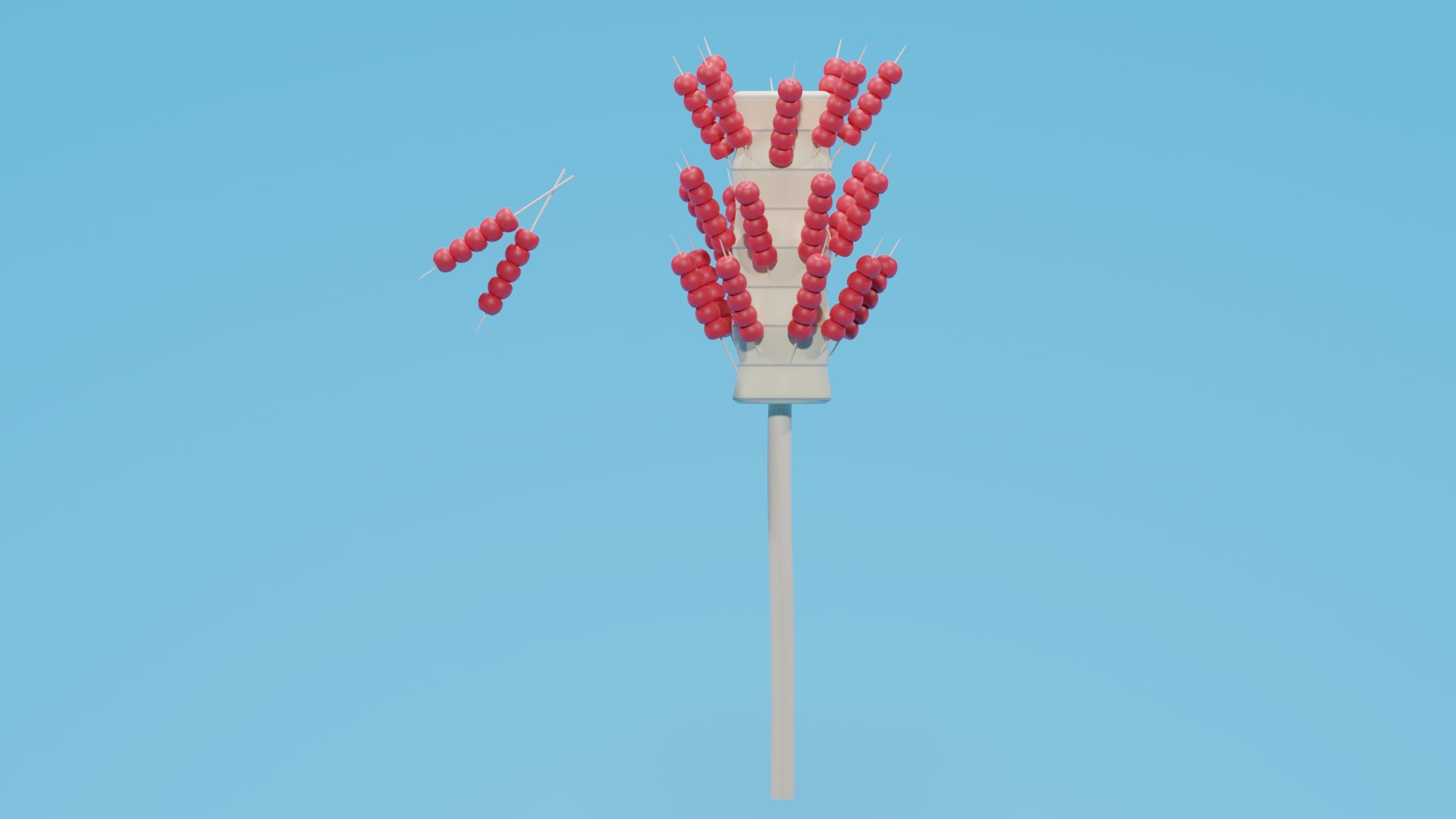 Cartoon Chinese Candied Haws 3D Model - TurboSquid 2121843