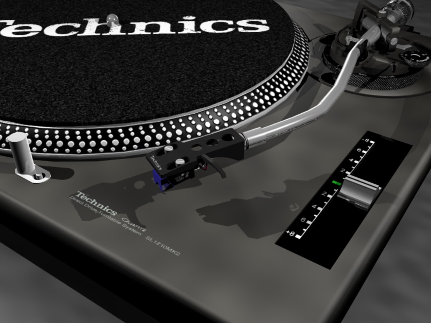 3d Technics 1210 Turntable Model