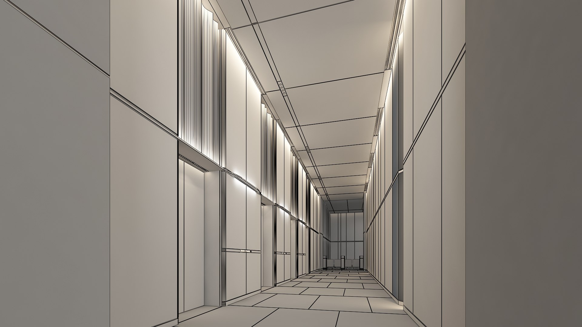 3D Modern Hall 08 - TurboSquid 1809107