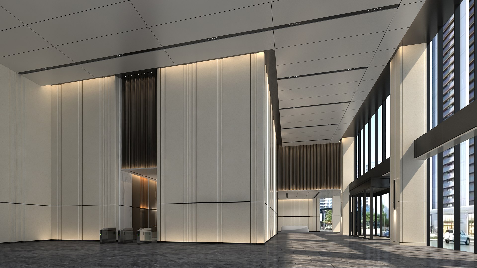 3D Modern Hall 08 - TurboSquid 1809107