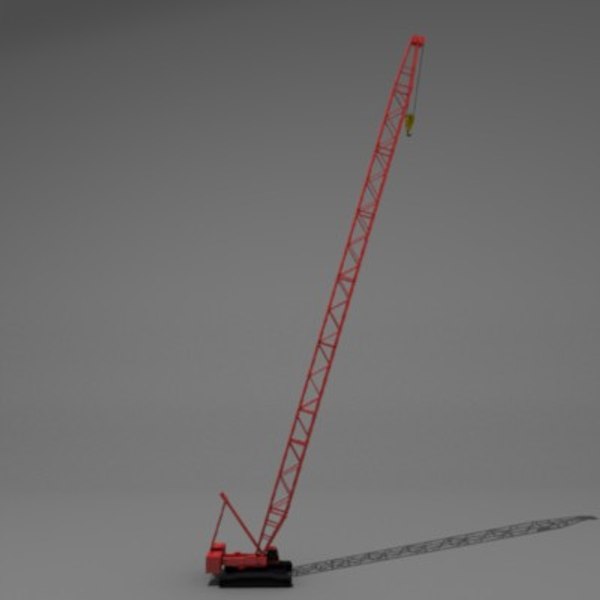 3d model crane potain hdt