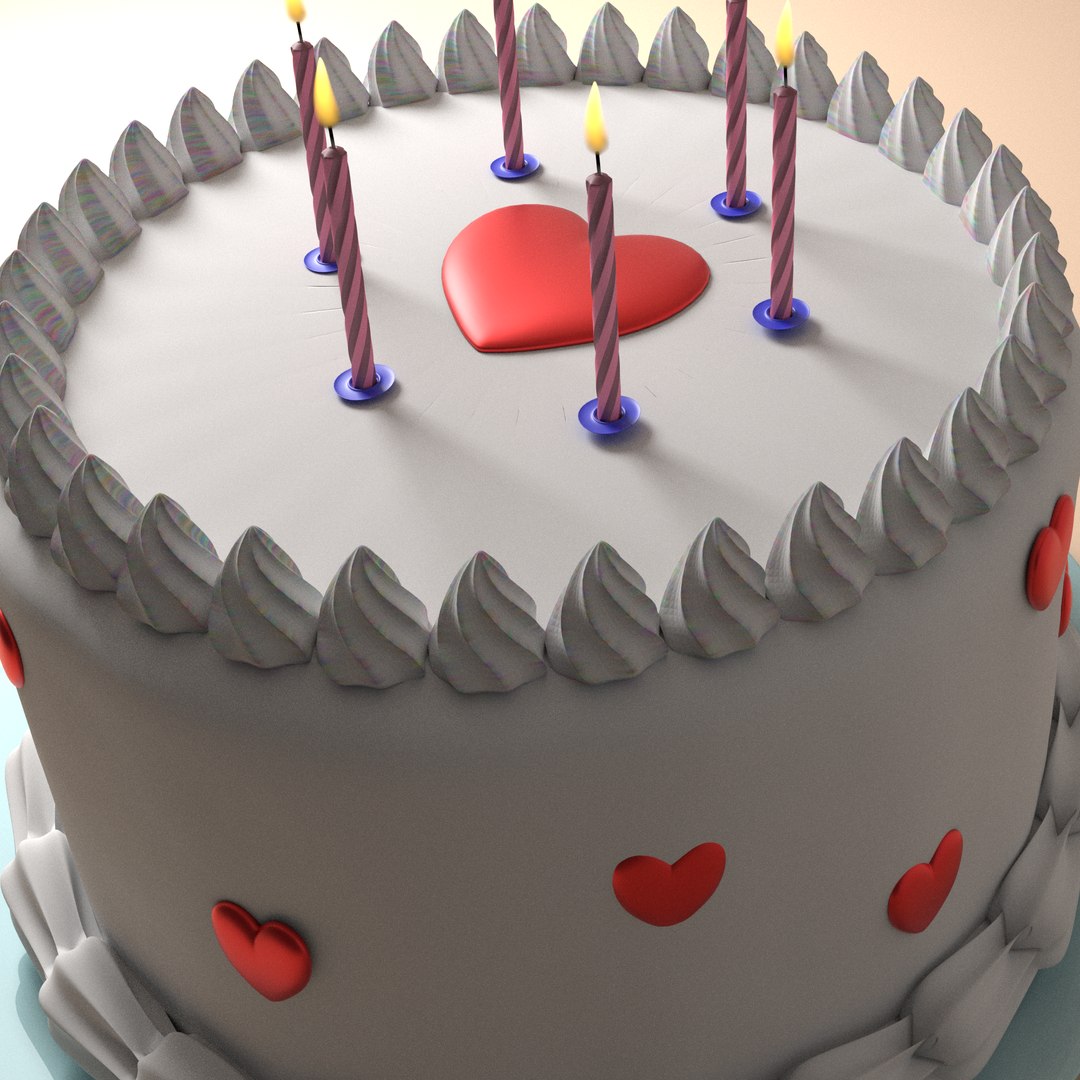Cake 3D Model - TurboSquid 1844329