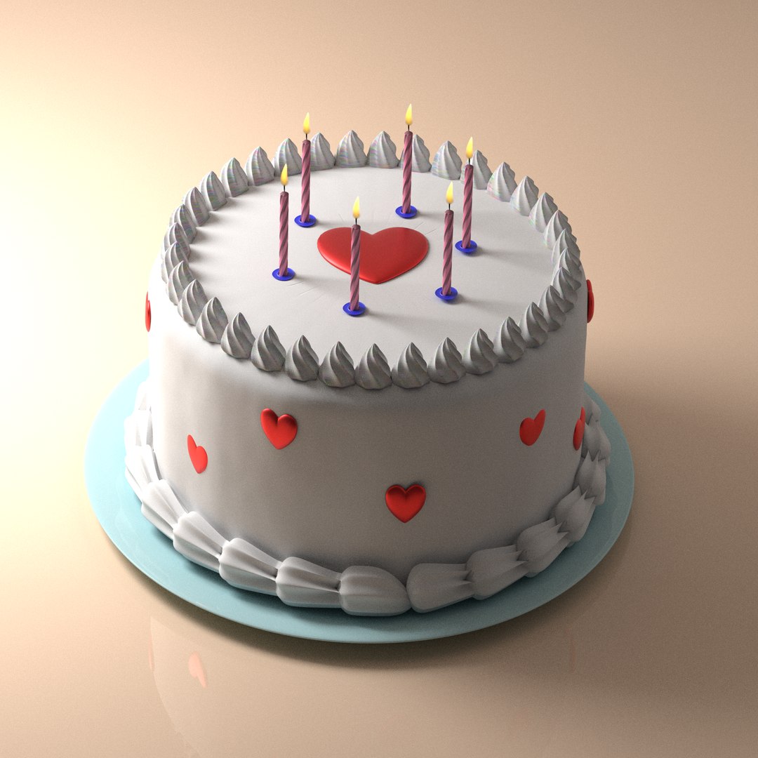Cake 3D Model - TurboSquid 1844329