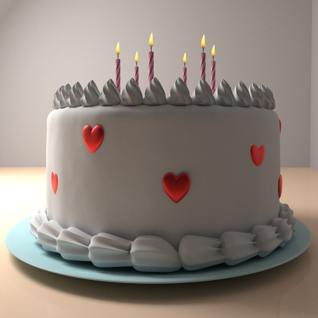 Cake 3D Model - TurboSquid 1844329