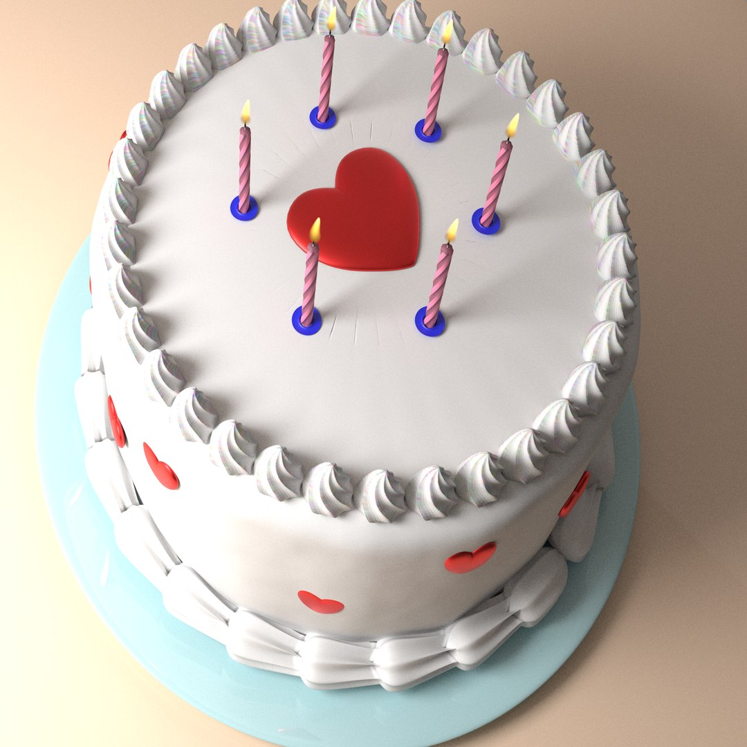 Cake 3D Model - TurboSquid 1844329