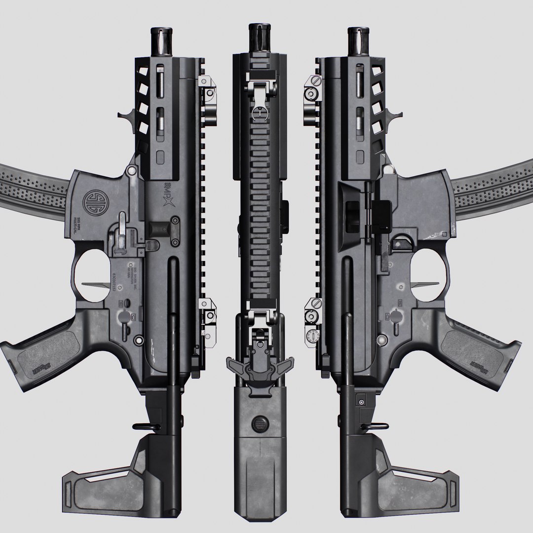 3D Sig MPX-K - TurboSquid 1916929