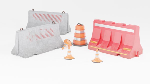 Road Safety Barrier 3D Models for Download | TurboSquid