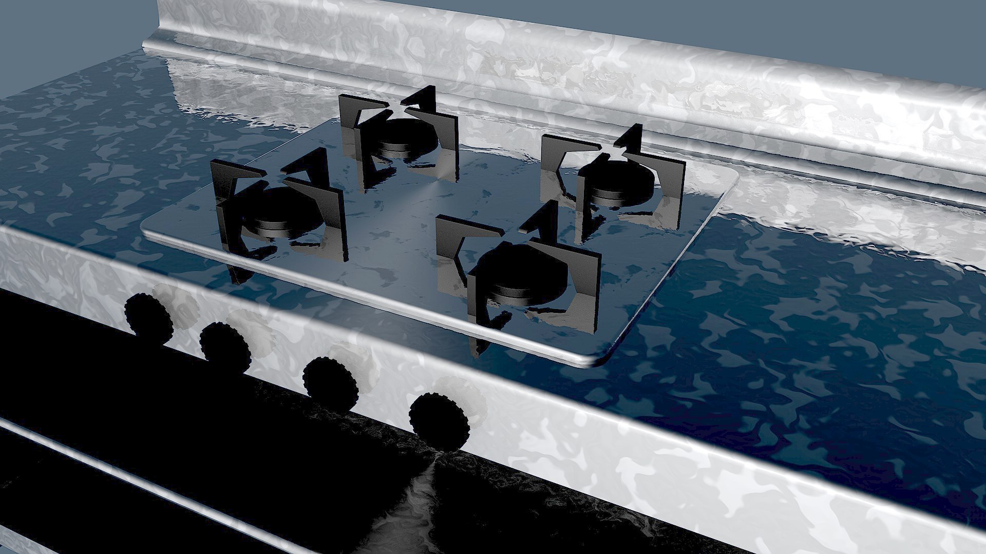 Industrial kitchen cooking 3D model - TurboSquid 1713664