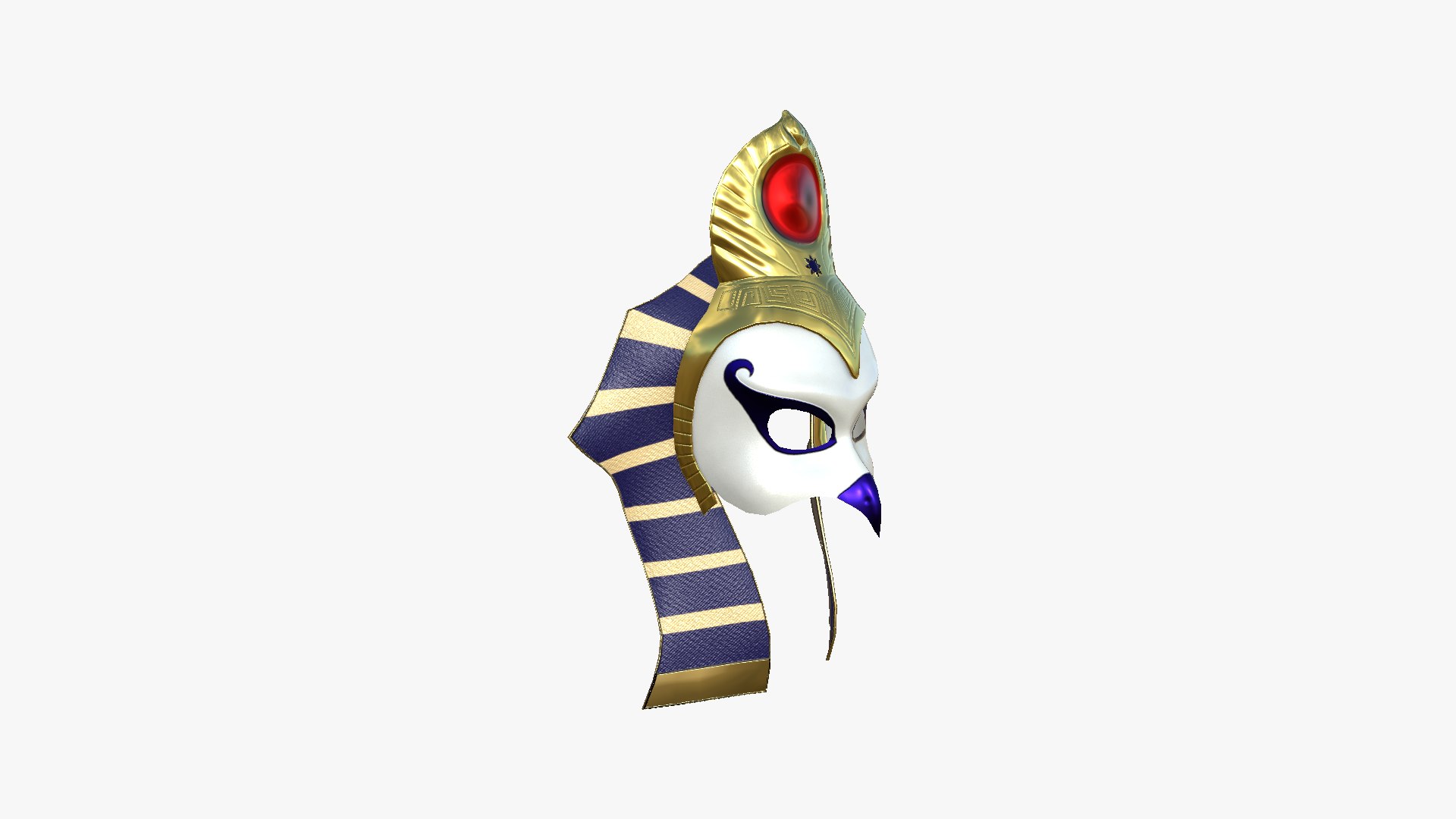 Ra Mask A01 - Egyptian Gods Character Clothing 3D Model - TurboSquid ...