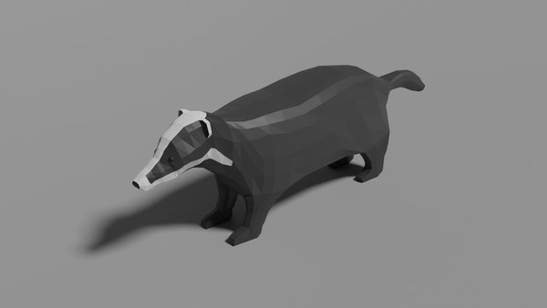 Badger 3D Models for Download | TurboSquid