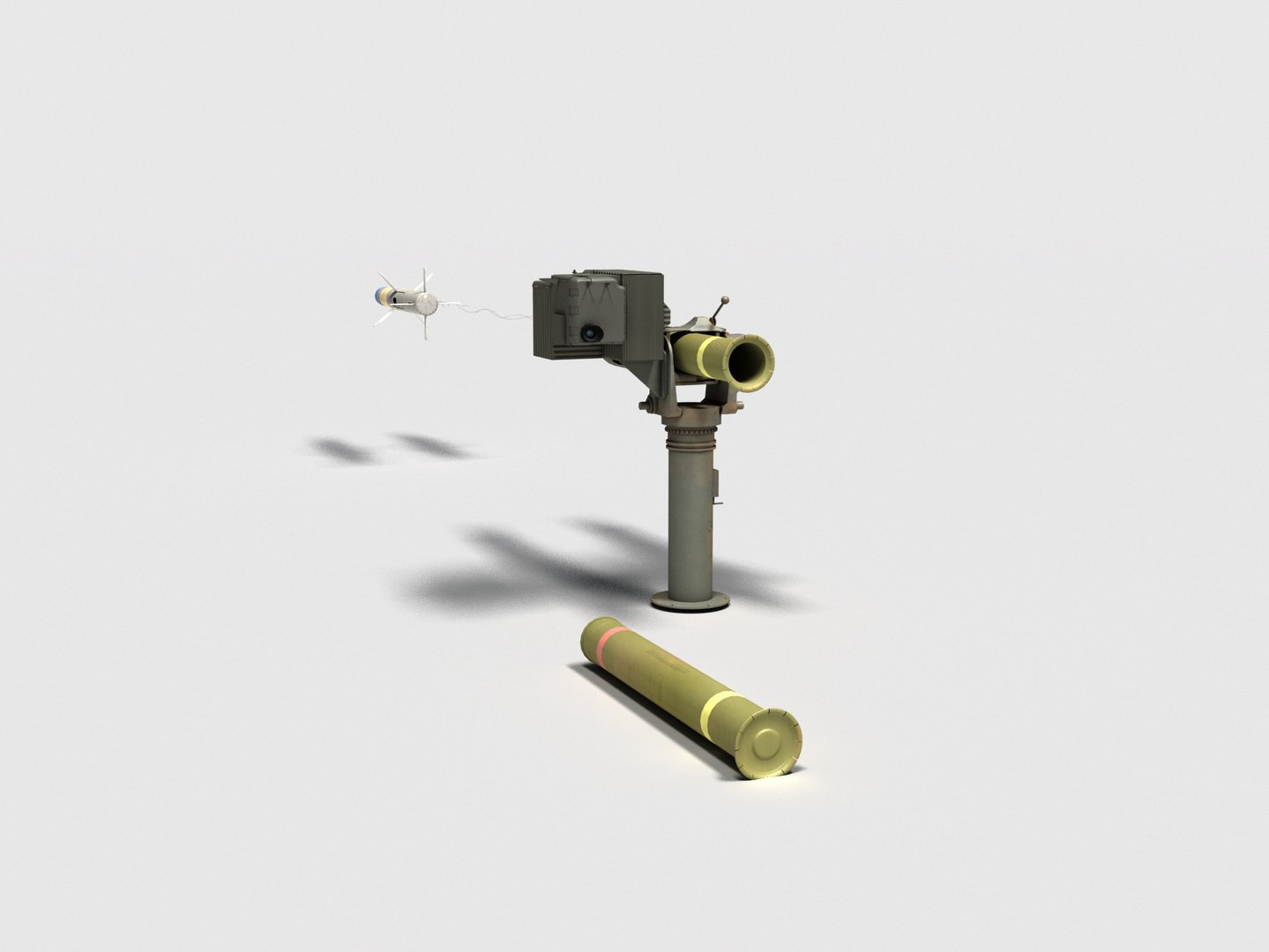 3d Tow Basic Launcher Missile