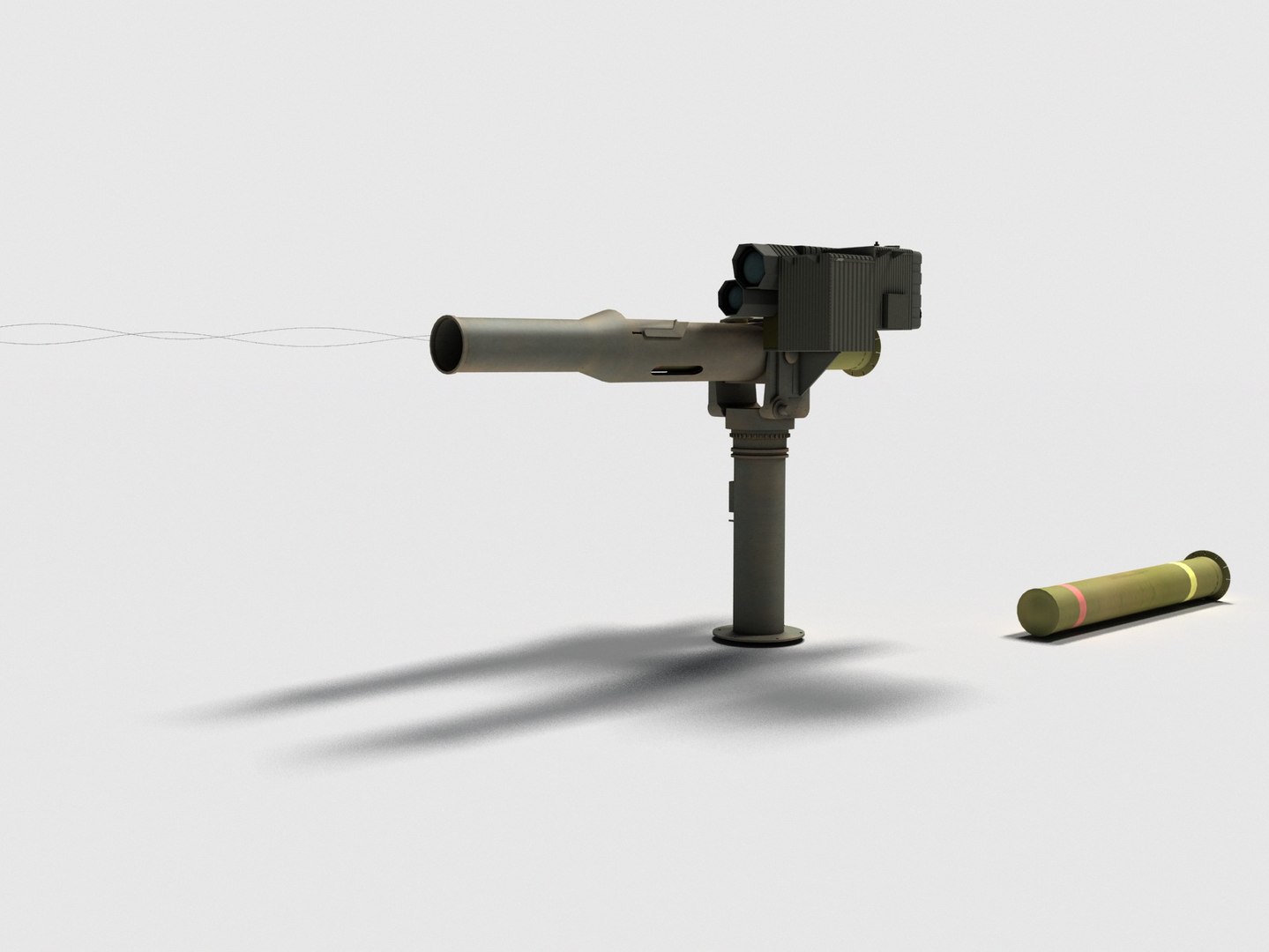 3d Tow Basic Launcher Missile