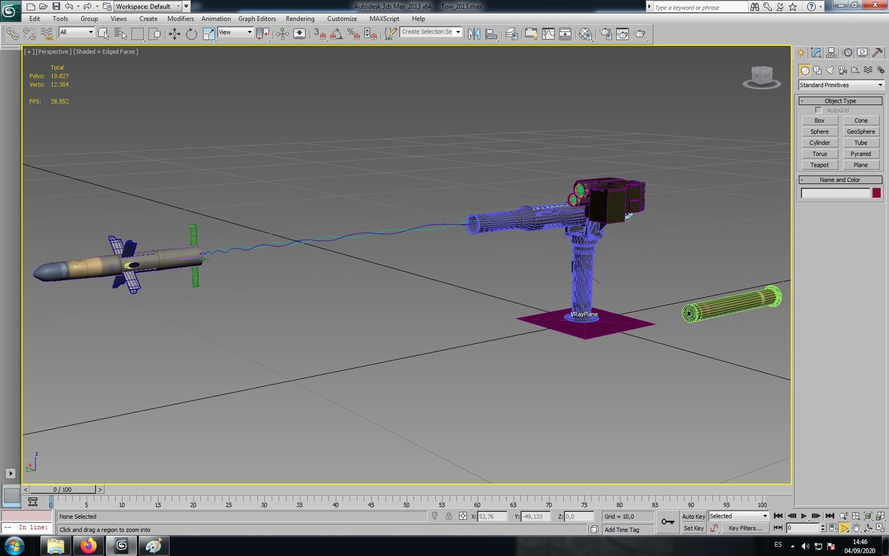3d Tow Basic Launcher Missile