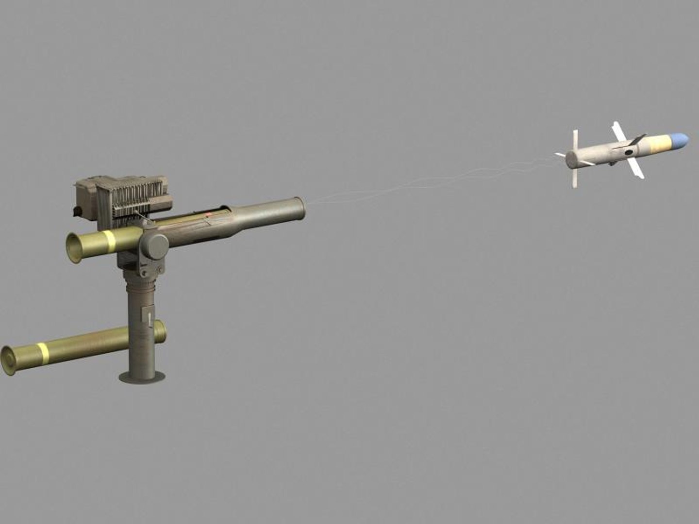 3d Tow Basic Launcher Missile