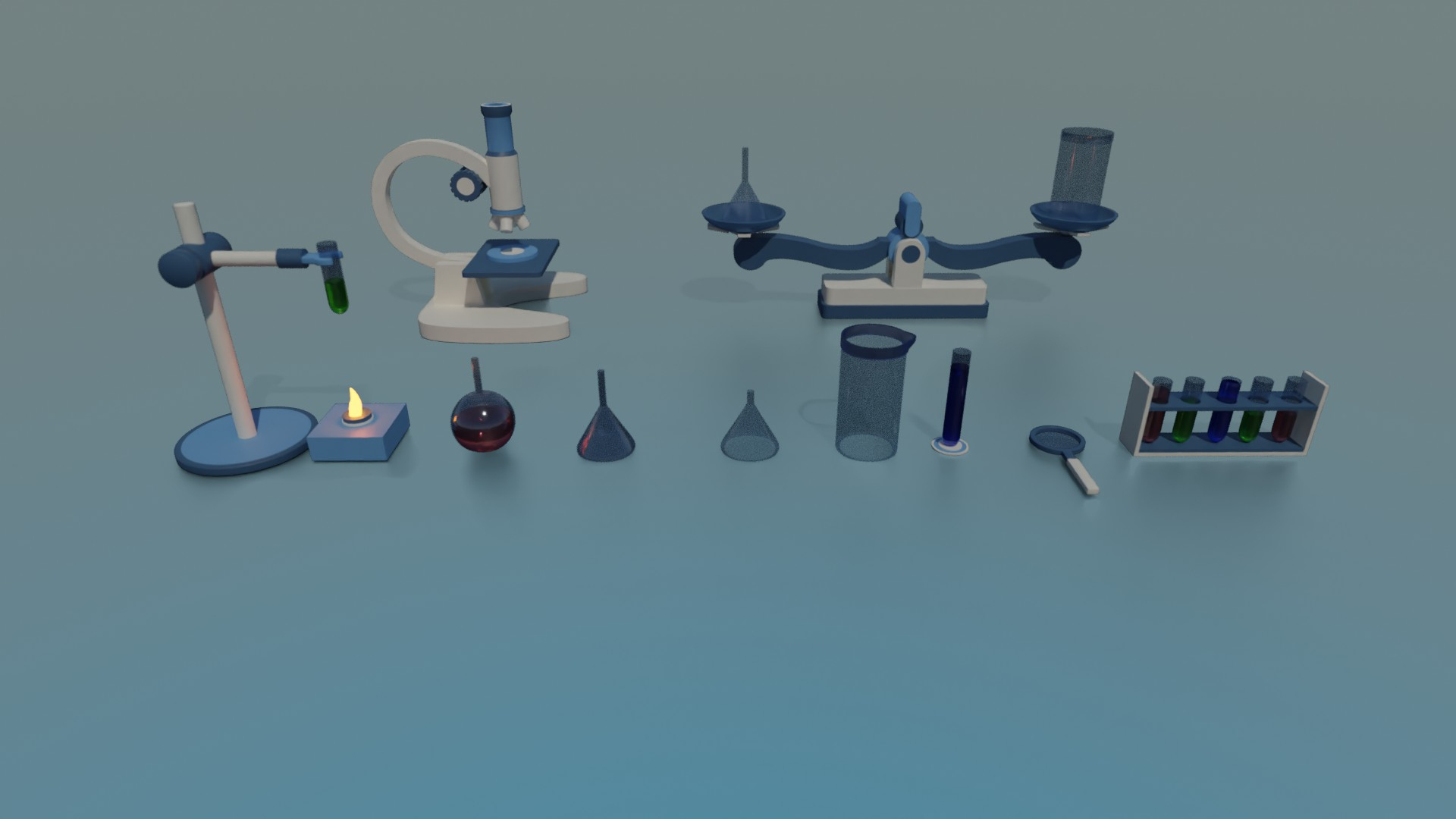 Sci Lab Equipments 3D Model - TurboSquid 1835189
