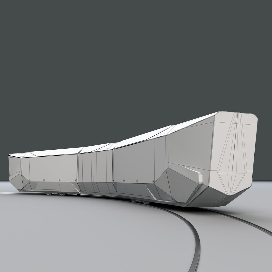 3D Tram - TurboSquid 1416093