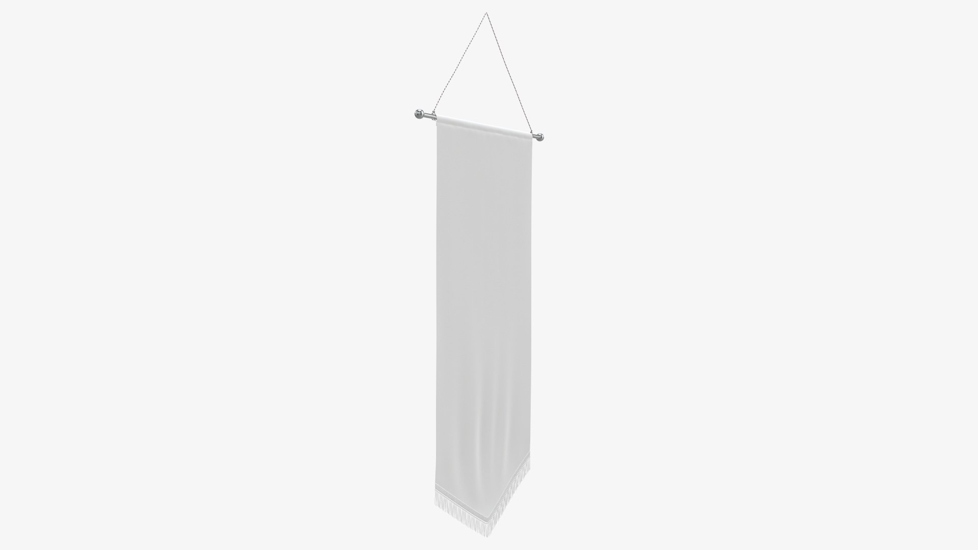 Tall Wall Pennant 3D Model - TurboSquid 1698712