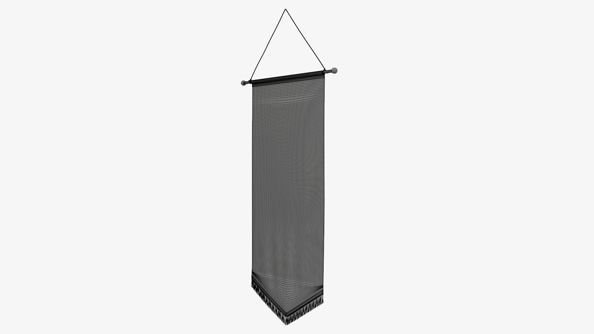 Tall Wall Pennant 3D Model - TurboSquid 1698712