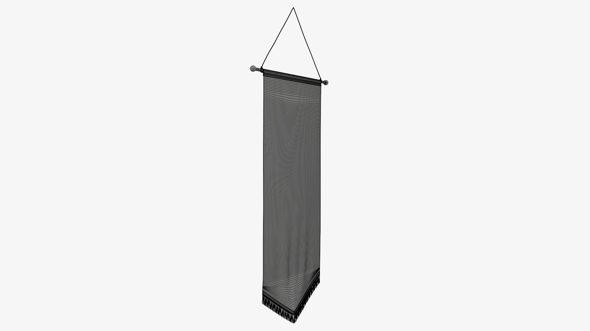 Tall Wall Pennant 3D Model - TurboSquid 1698712