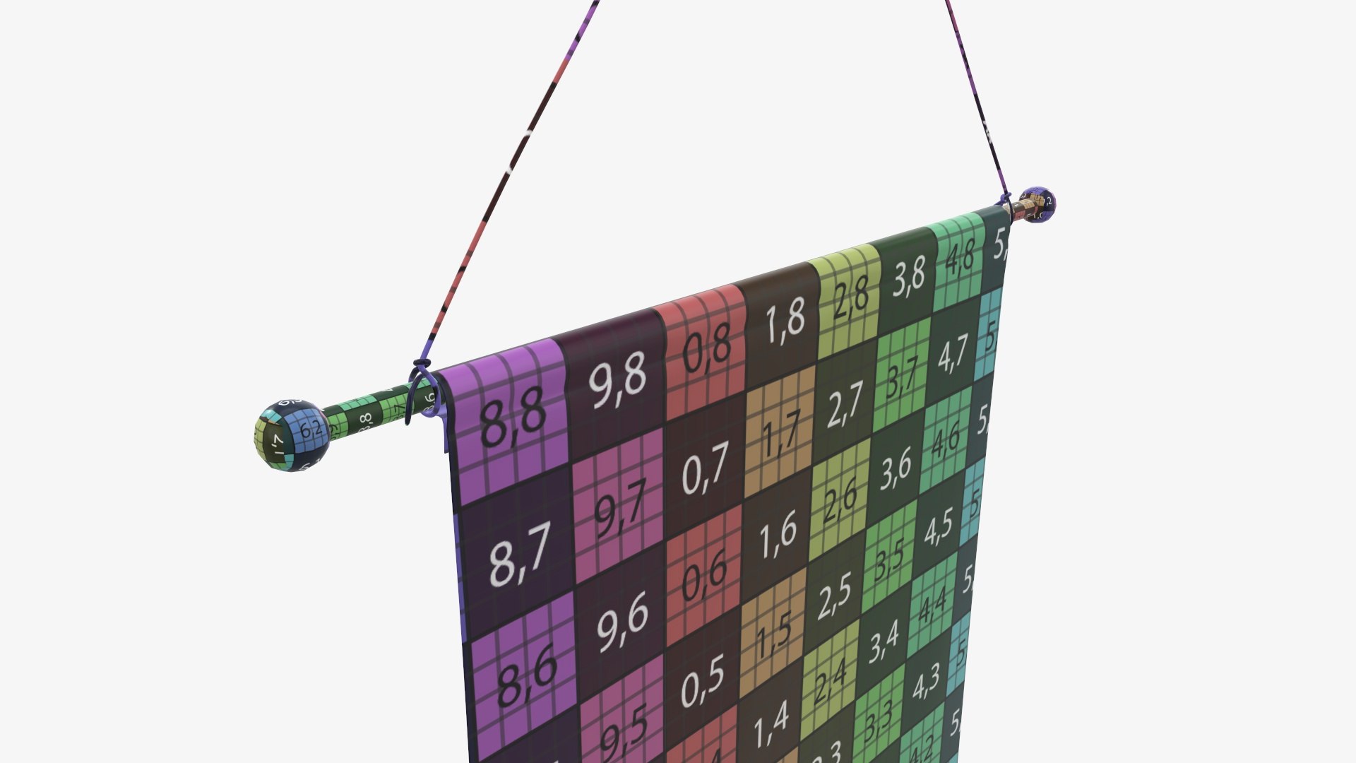 Tall Wall Pennant 3D Model - TurboSquid 1698712