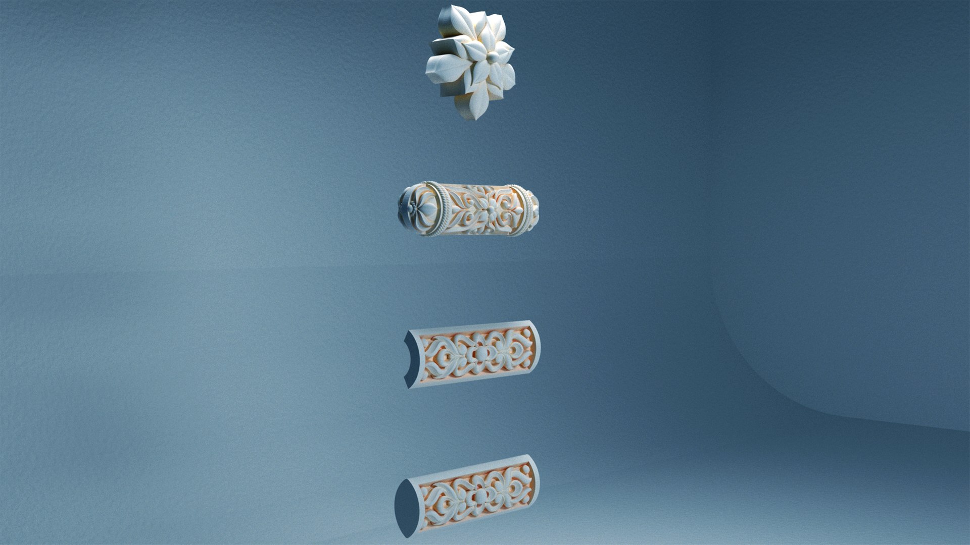 Carving Emboss 3D model - TurboSquid 2008546