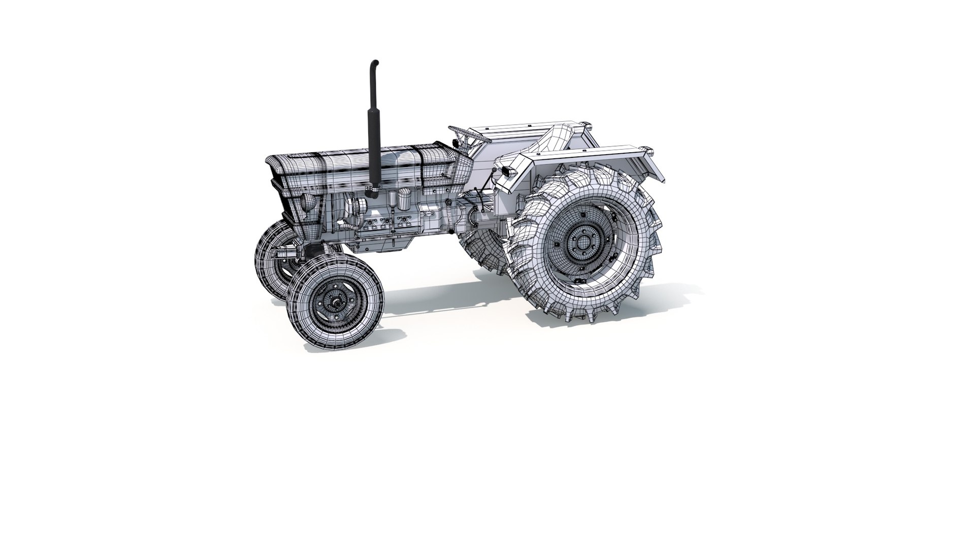 Farm Tractor 3D model - TurboSquid 1843846