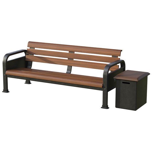 Sport Resting bench Long model - TurboSquid 1758563