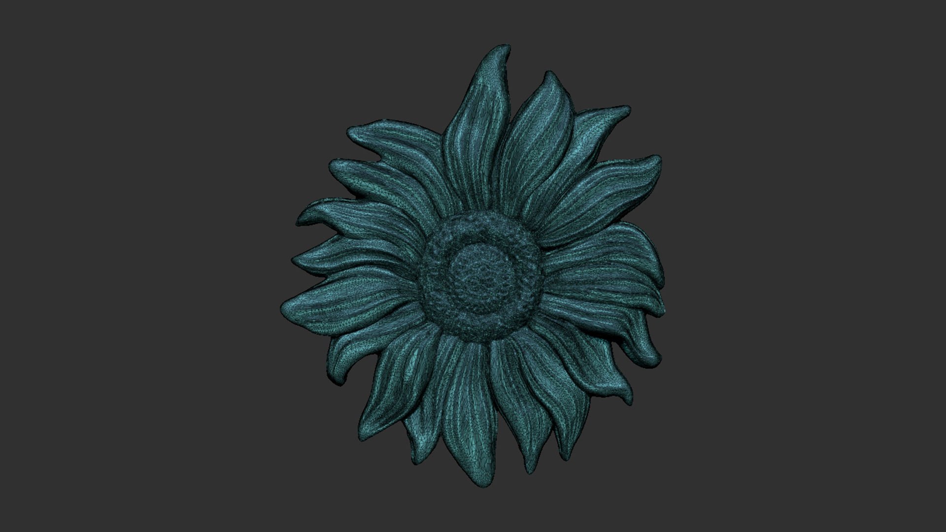 3D Sunflowers Bas Relief 3D Print Model - TurboSquid 2367434