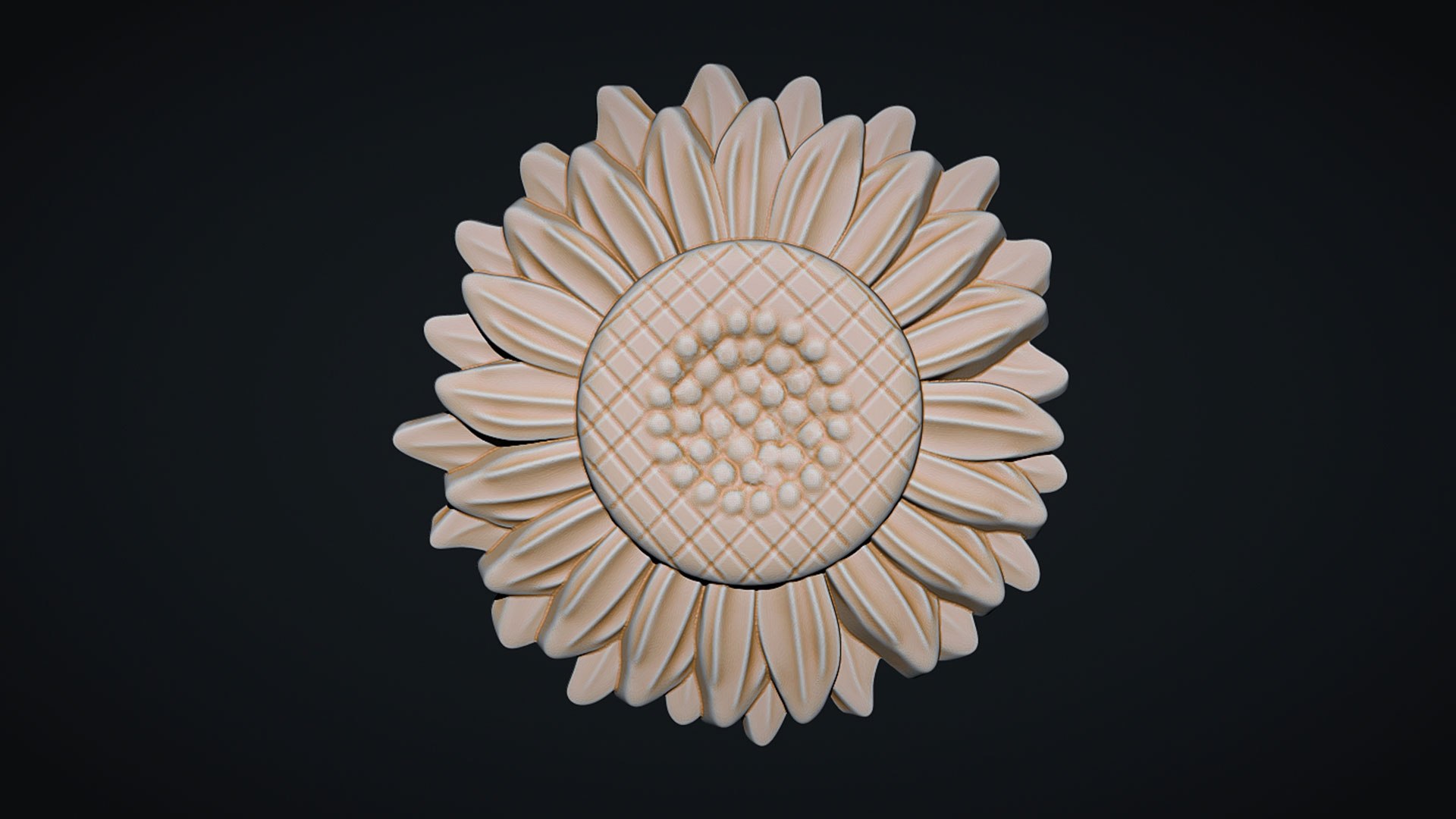 3D Sunflowers Bas Relief 3D Print Model - TurboSquid 2367434