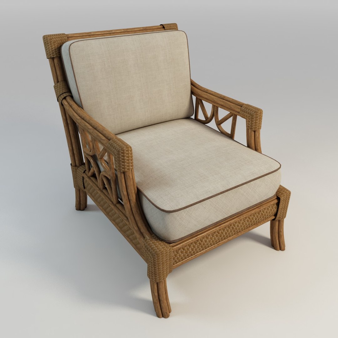 Coastal Chair 3d Model