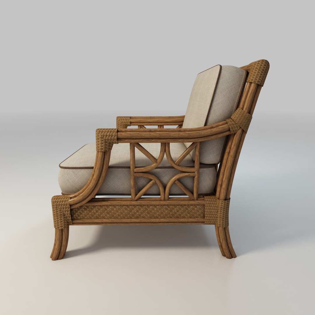 Coastal Chair 3d Model
