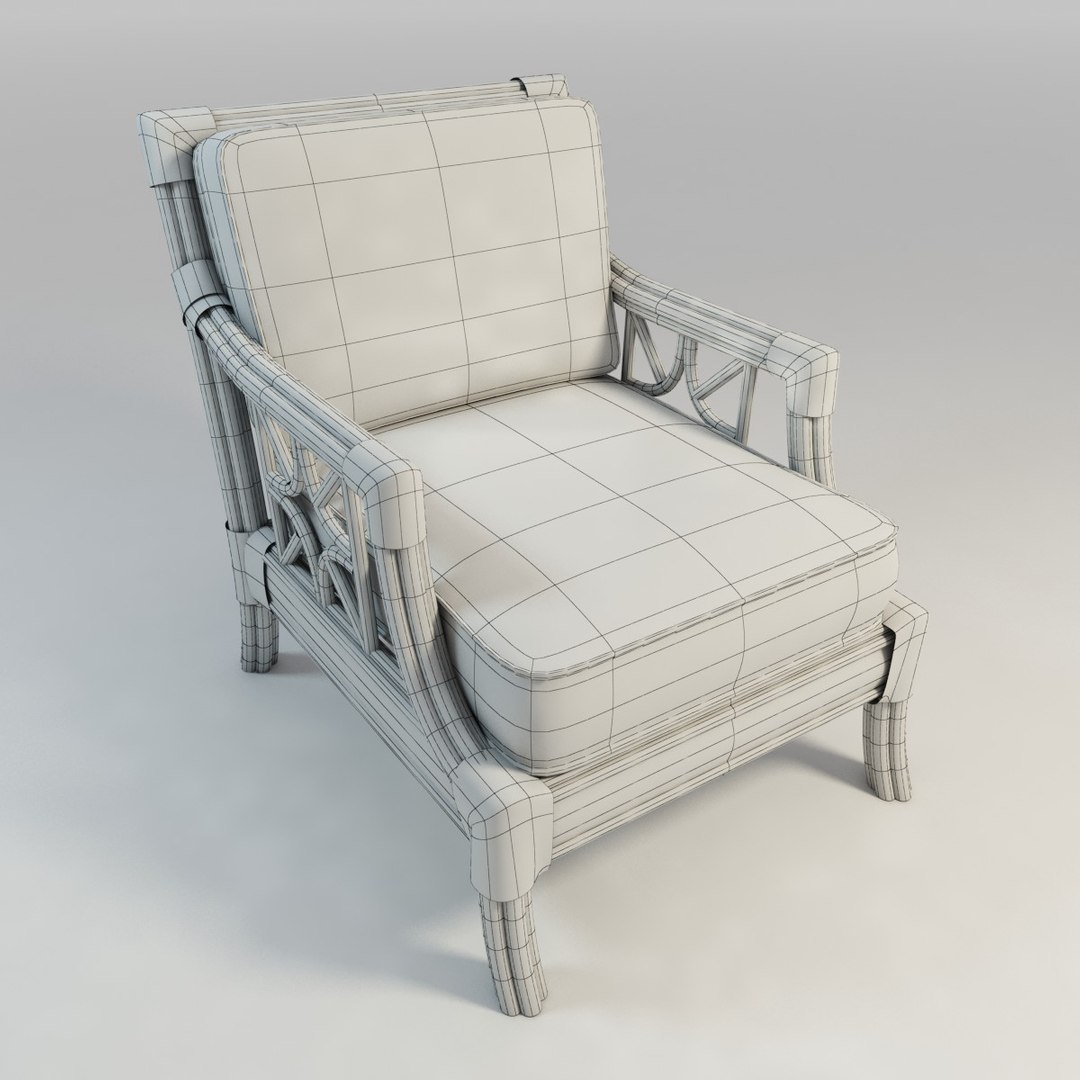 Coastal Chair 3d Model