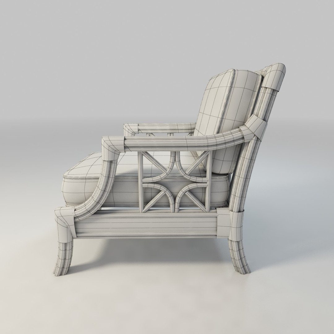 Coastal Chair 3d Model