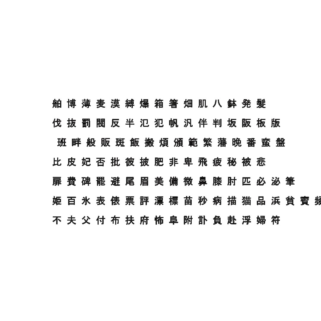 3D Chinese Ms Gothic Font - TurboSquid 1198969