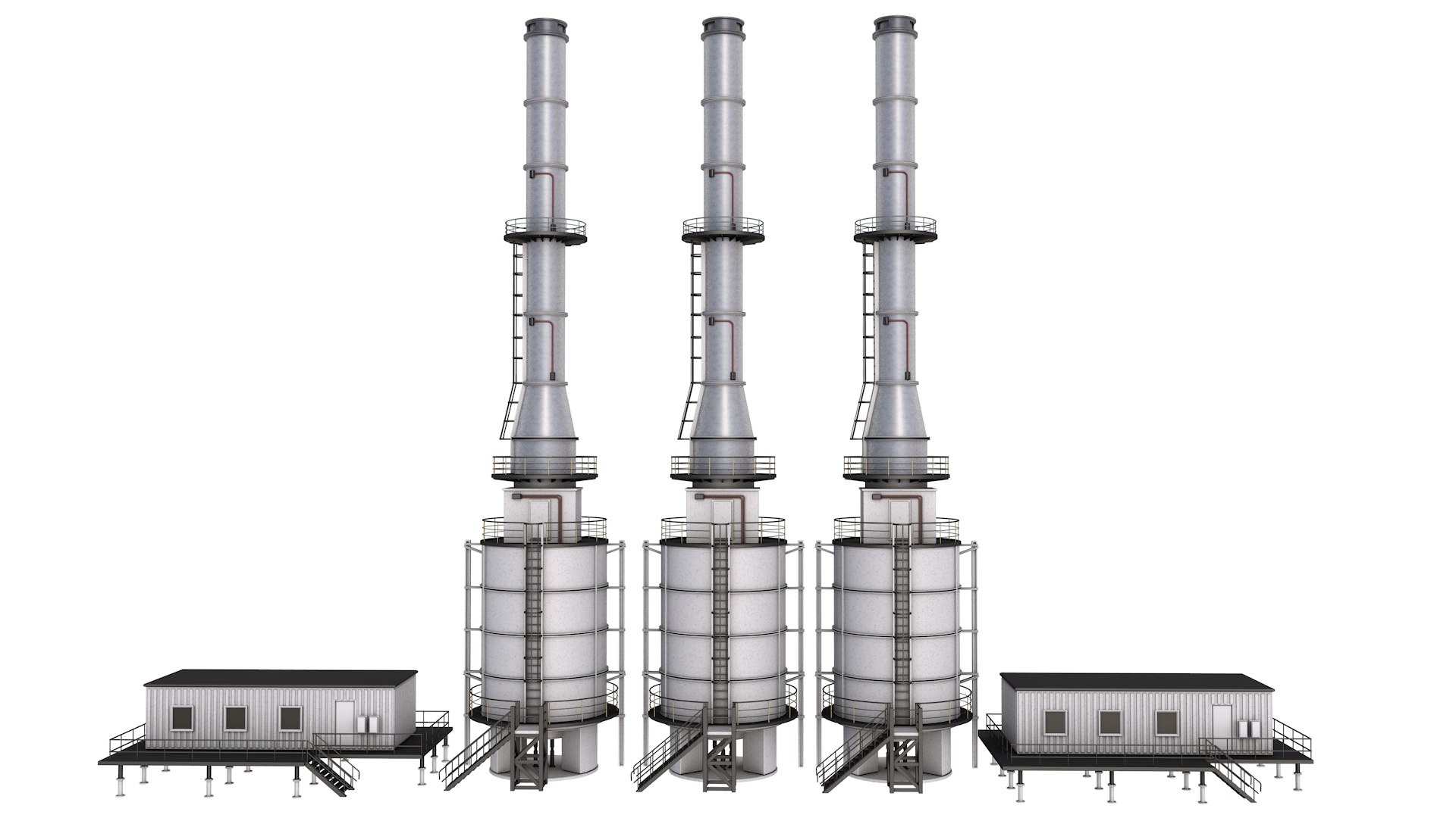 3D Model Refinery Modules Collection - TurboSquid 1876428