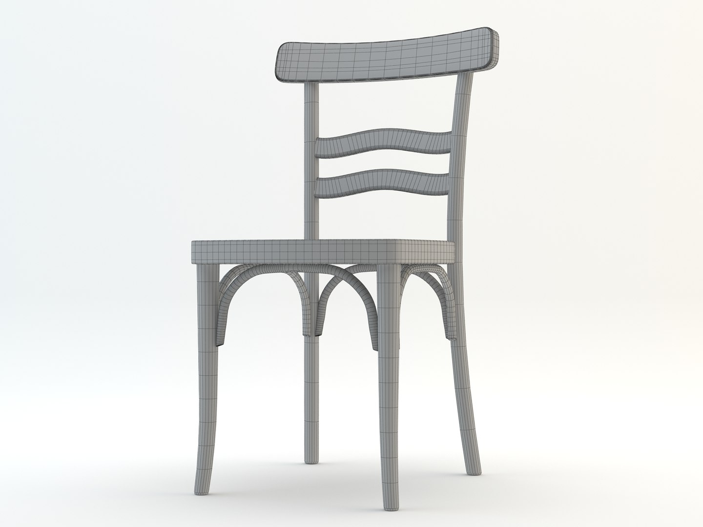 chair interior scene 3d model