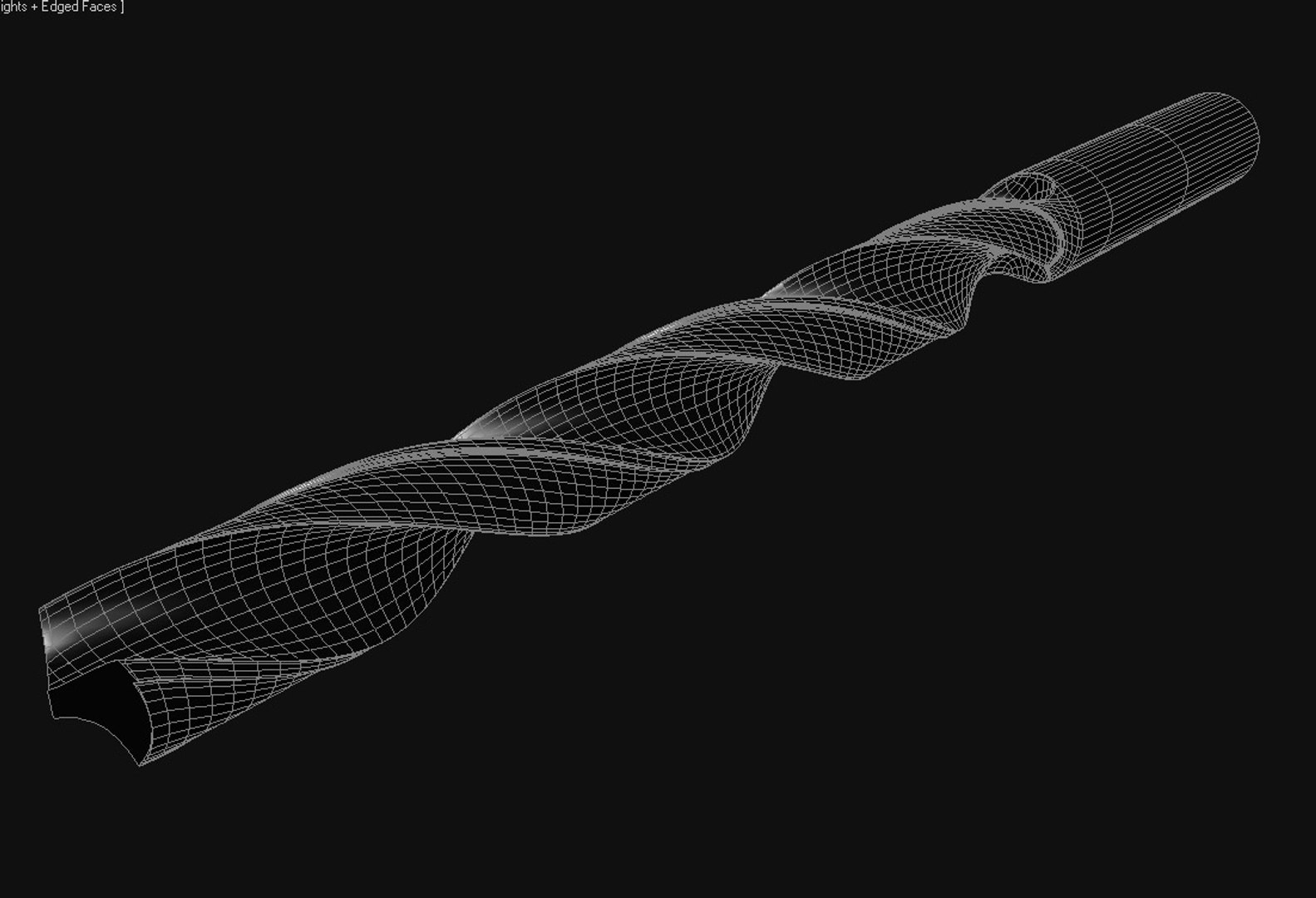 Drill Bit Hss Series 3d Model