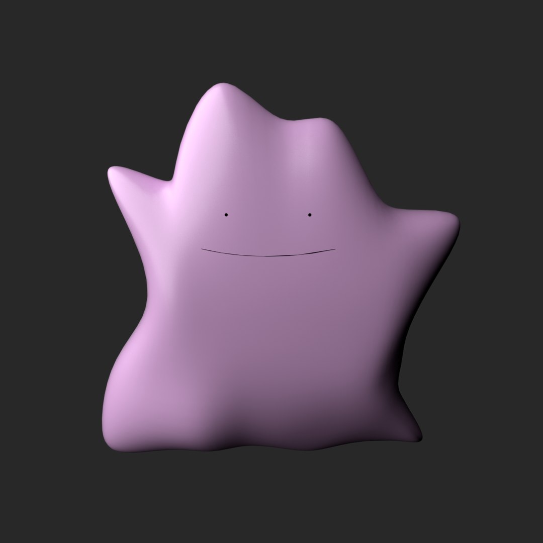 Pokemon Ditto Model - TurboSquid 1335980