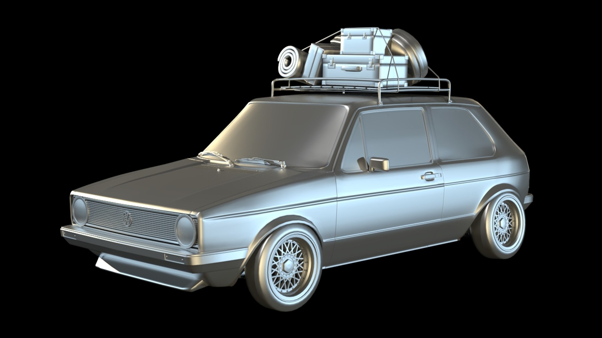 3d Volkswagen Mk1 Model