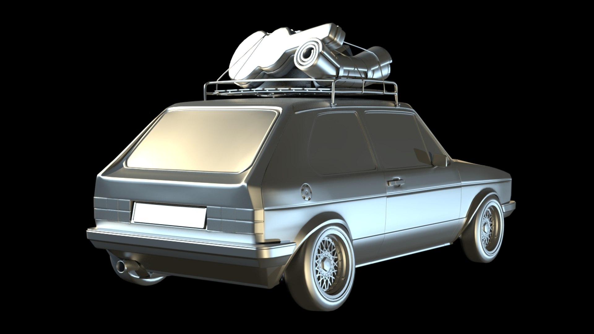 3d Volkswagen Mk1 Model