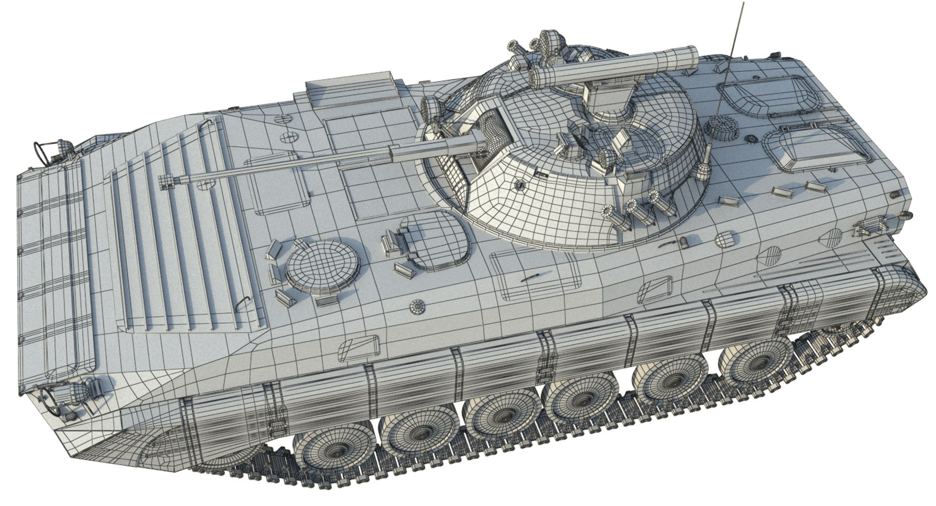Infantry Vehicle Bmp-2 3D Model - TurboSquid 1281582