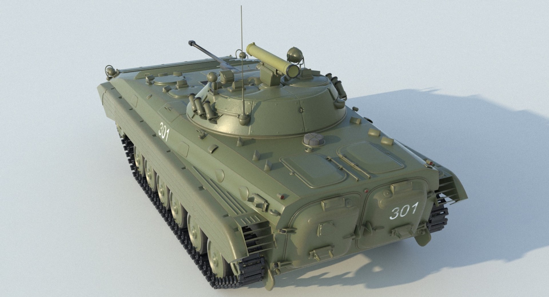 Infantry Vehicle Bmp-2 3D Model - TurboSquid 1281582