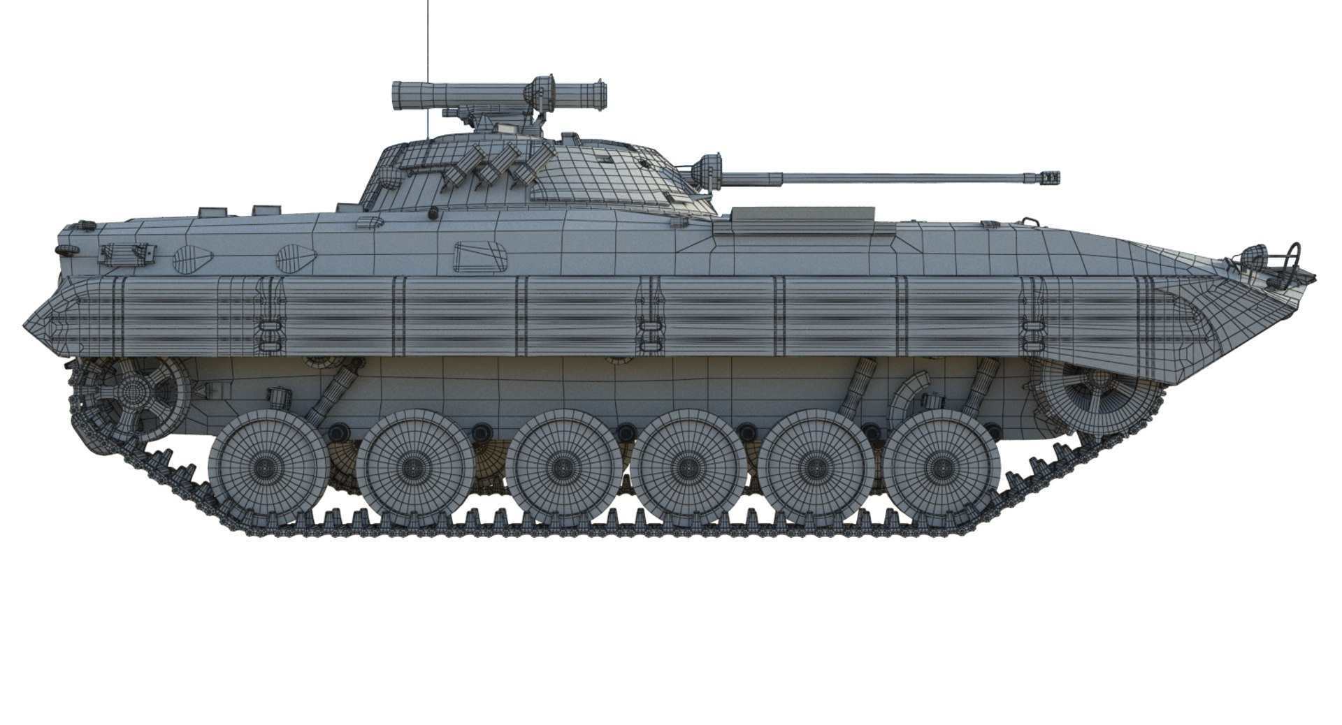 Infantry Vehicle Bmp-2 3D Model - TurboSquid 1281582