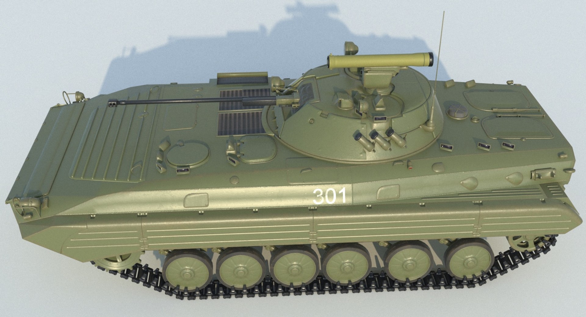 Infantry Vehicle Bmp-2 3D Model - TurboSquid 1281582