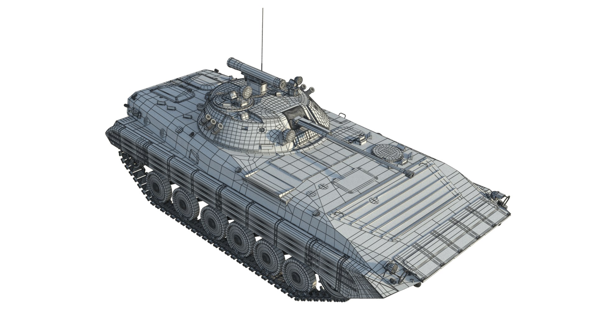Infantry Vehicle Bmp-2 3D Model - TurboSquid 1281582